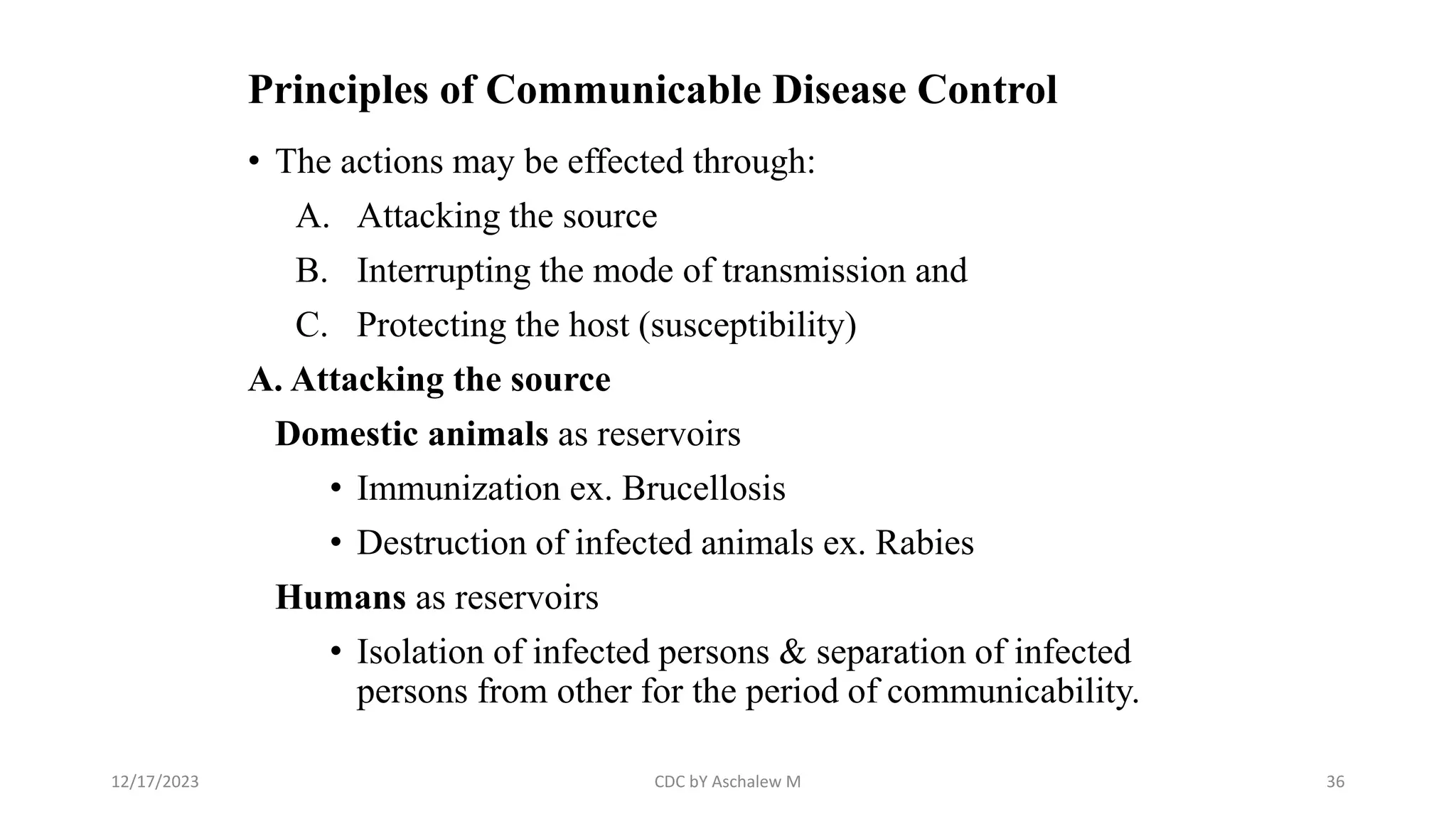 1.An introduction to communicable disease control | PPTX