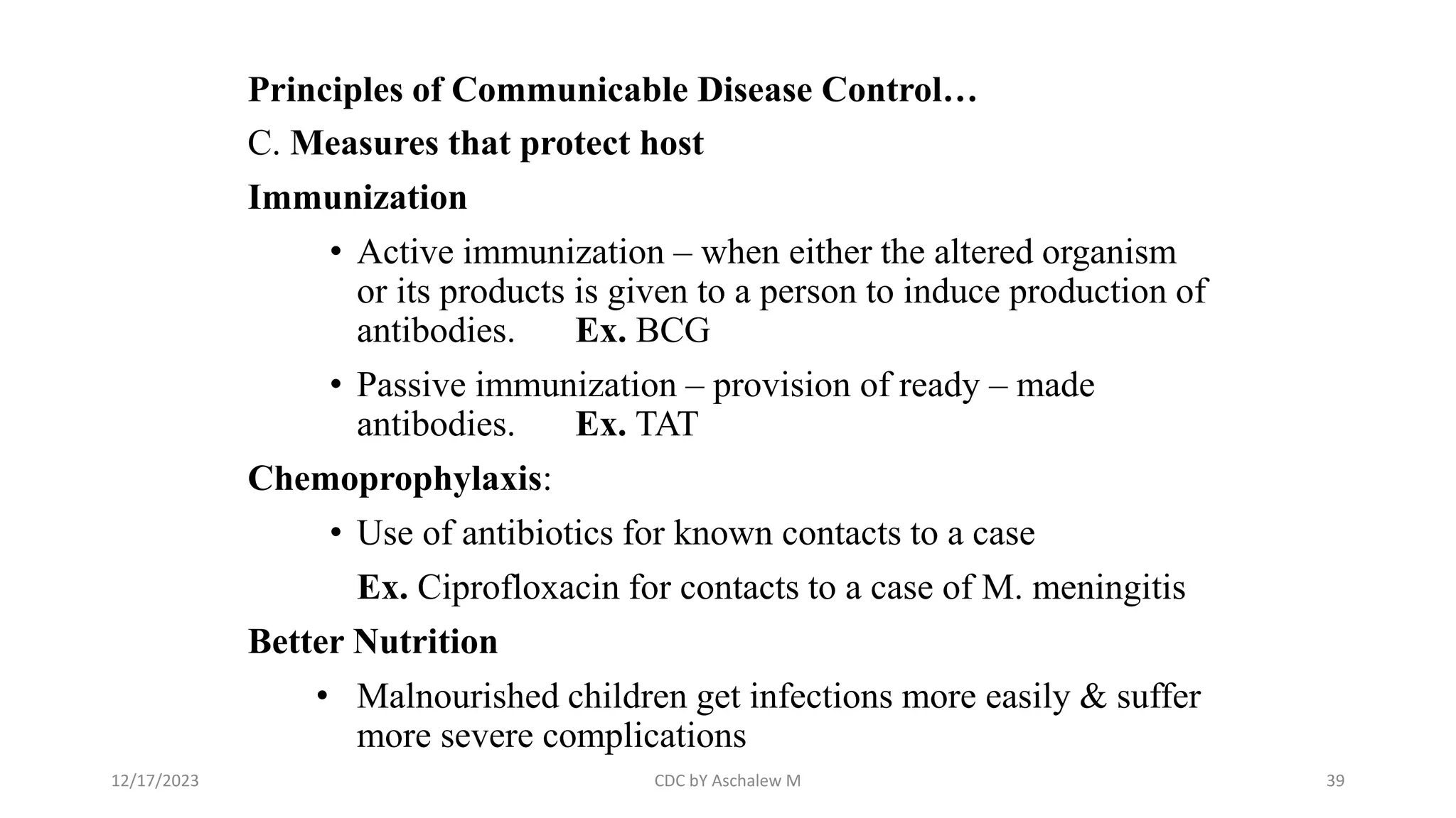 1.An introduction to communicable disease control | PPTX