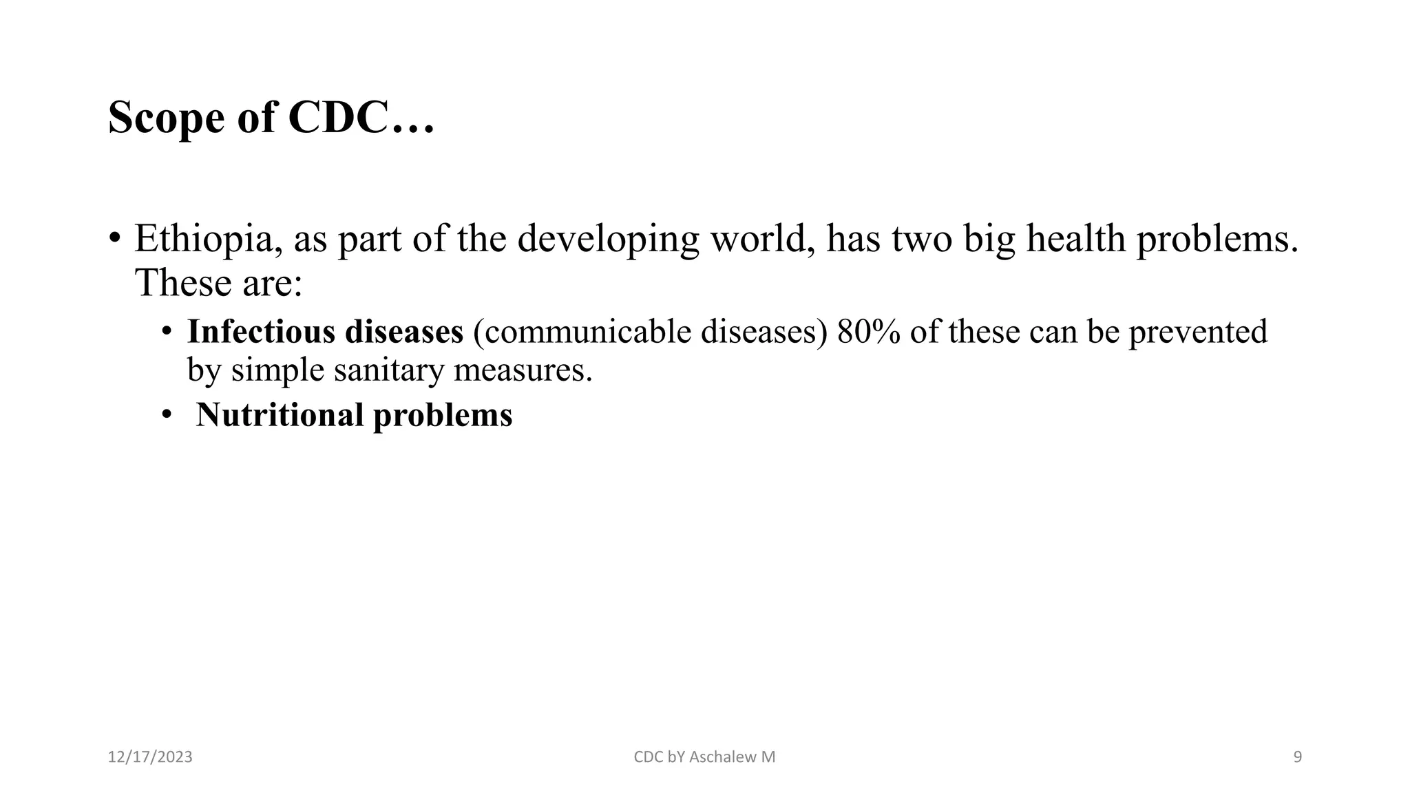 1.An introduction to communicable disease control | PPTX