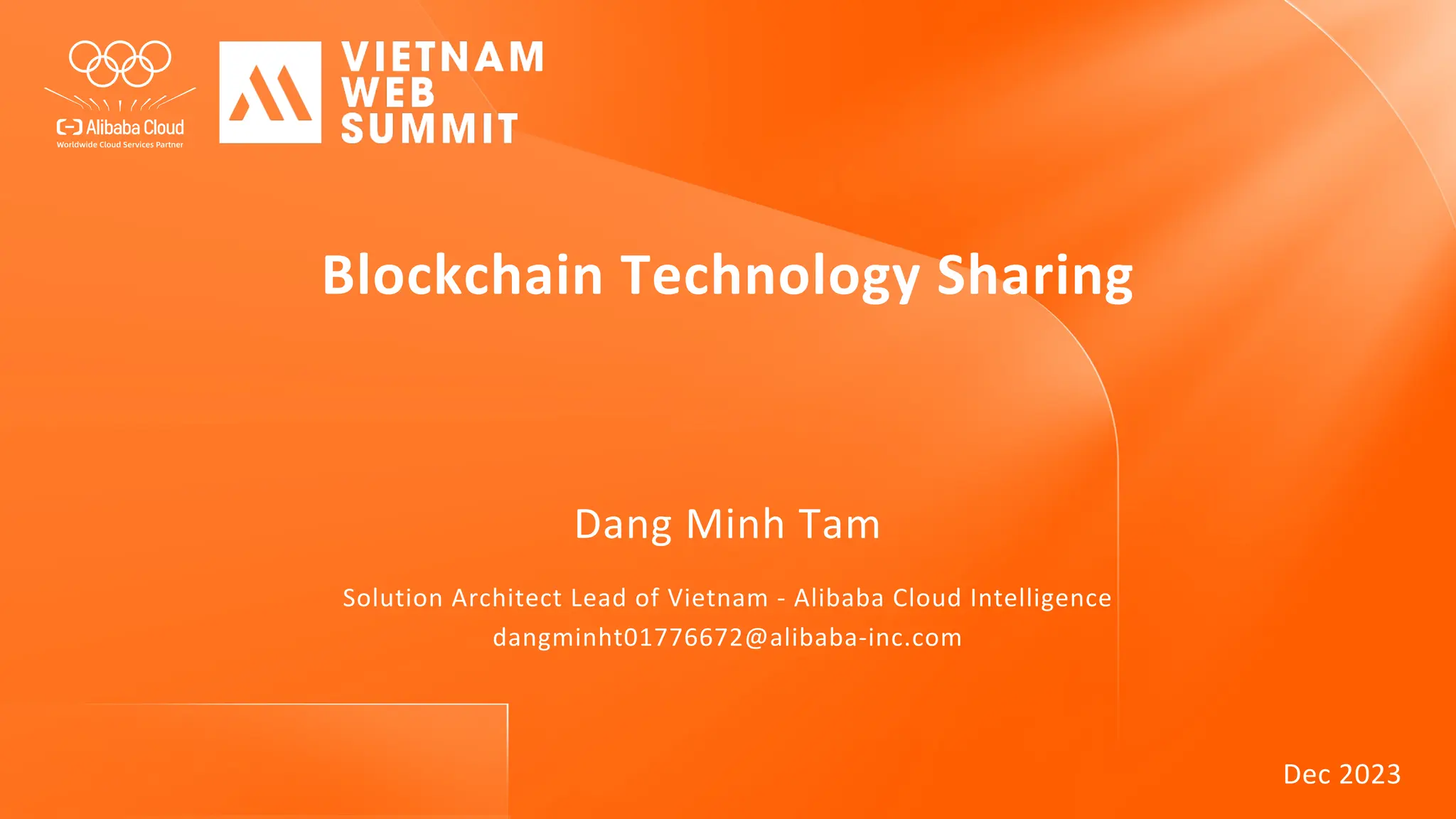 Blockchain Technology Sharing Dang - Minh Tam | PDF
