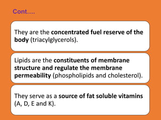 lipids, Def. Classification, Function.pptx