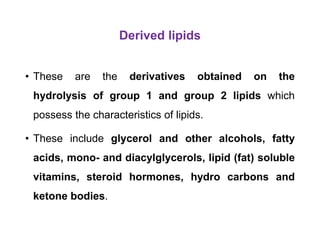 lipids, Def. Classification, Function.pptx
