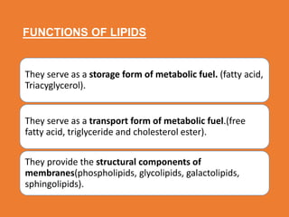 lipids, Def. Classification, Function.pptx