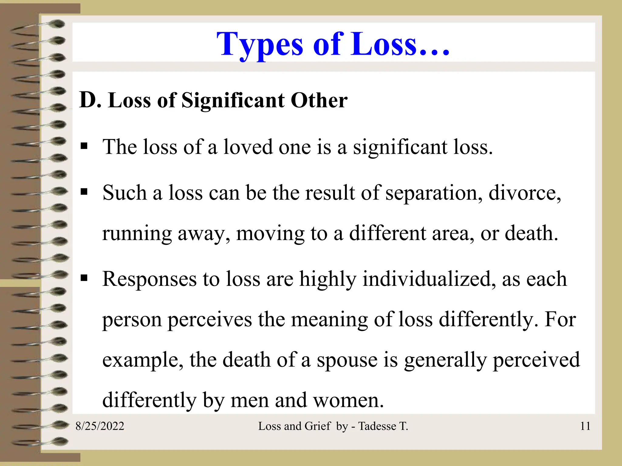 1. Loss and Grief.ppt