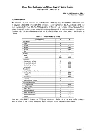 DEVELOPMENT AND USABILITY TESTING OF A MOBILE HEALTH APPLICATION ON ...