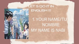 1. introduce yourself presentation pdf for basic | PDF