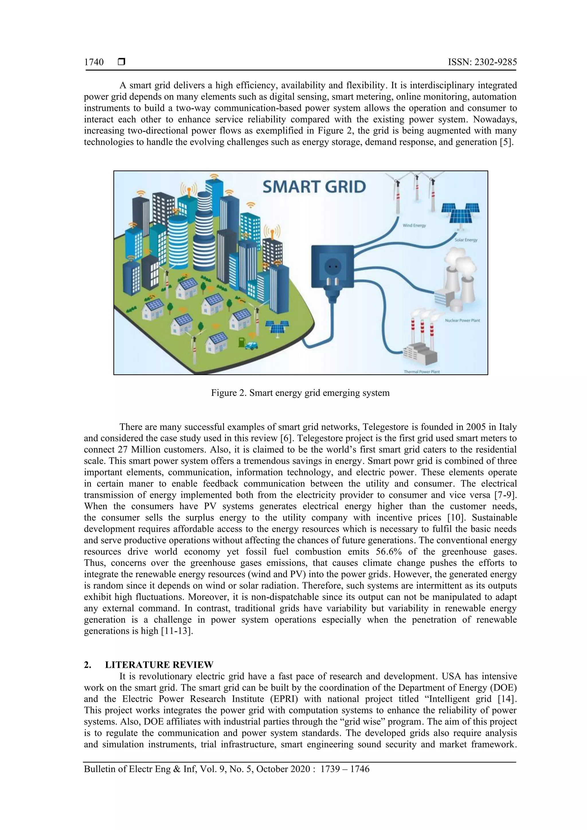 Advantages and recent advances of smart energy grid | PDF