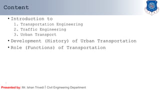 1. Introduction to Urban Transport and Development History.pptx