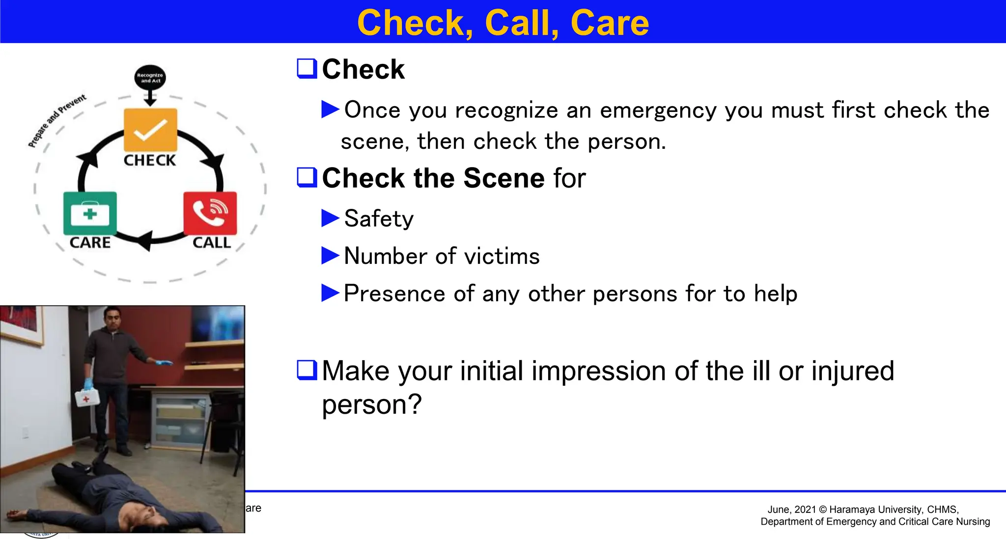 Introduction to basic First Aid | PPTX