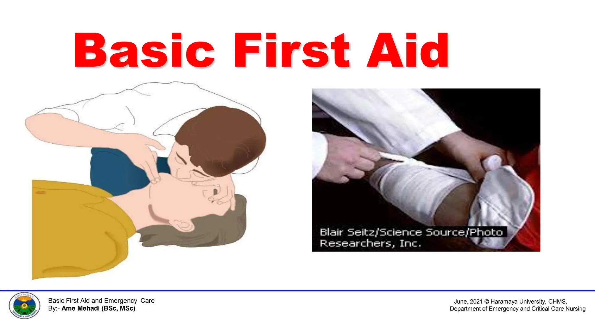 Introduction to general First Aid | PPTX | First Aid | Injuries