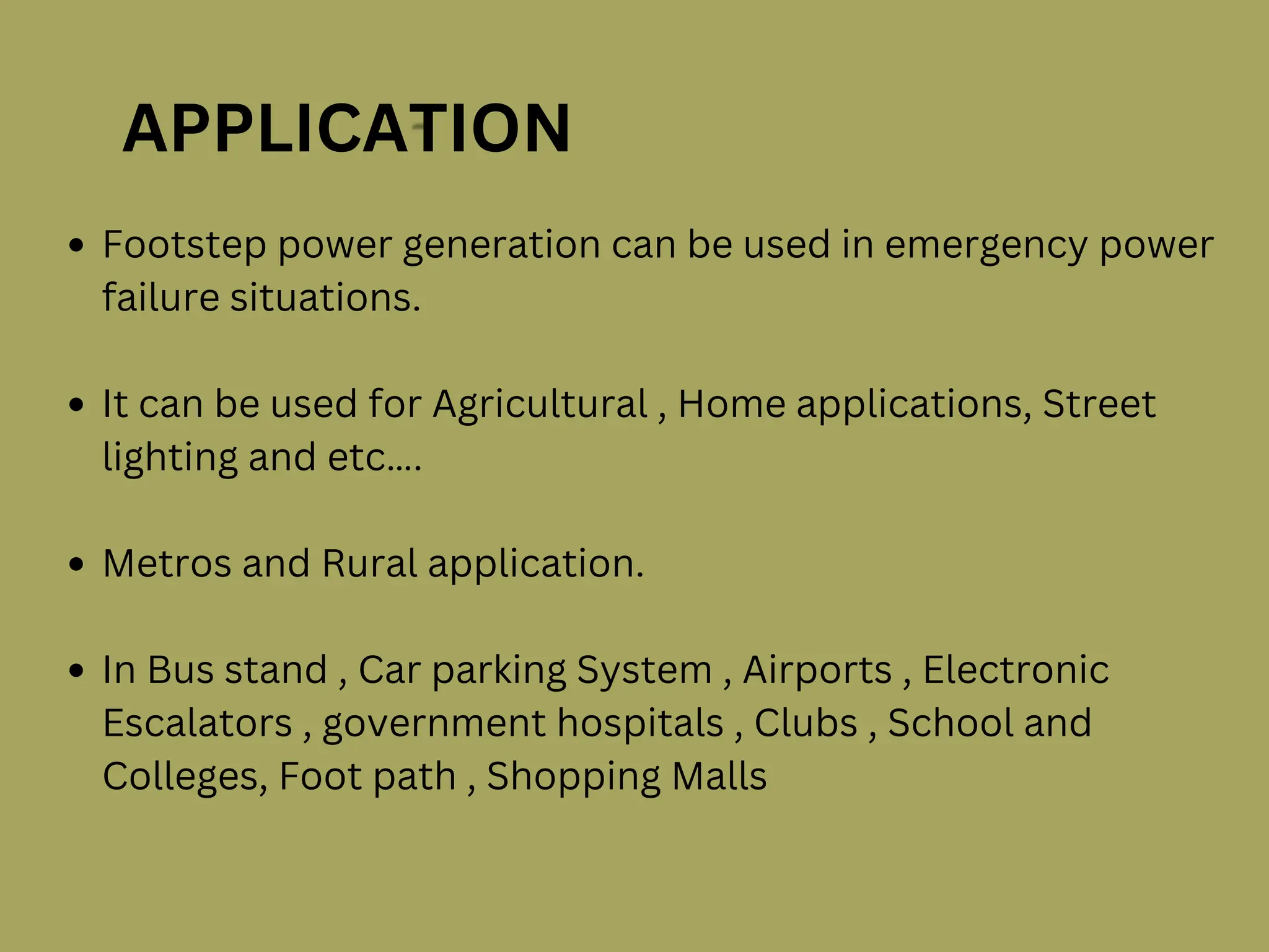 Footstep Power Generator Using Piezoelectric | PPT