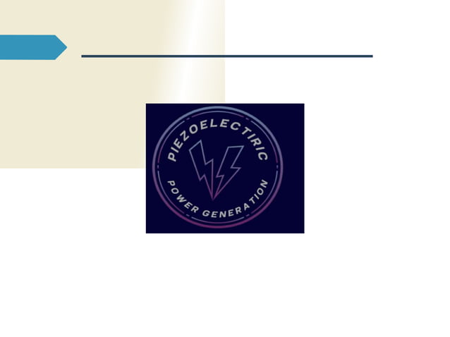 Footstep Power Generator Using Piezoelectric | PPT