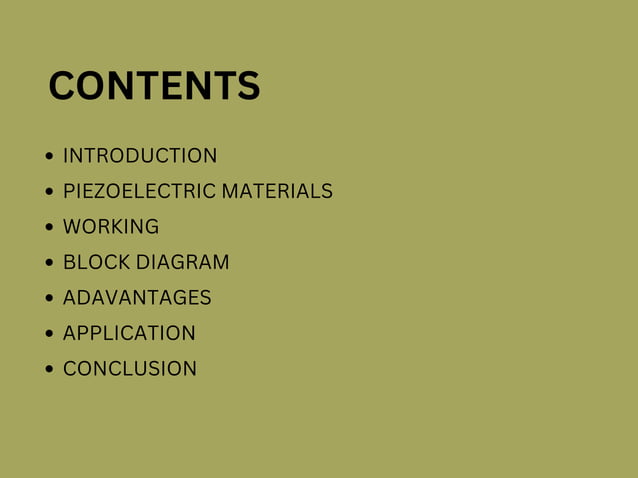 Footstep Power Generator Using Piezoelectric | PPT
