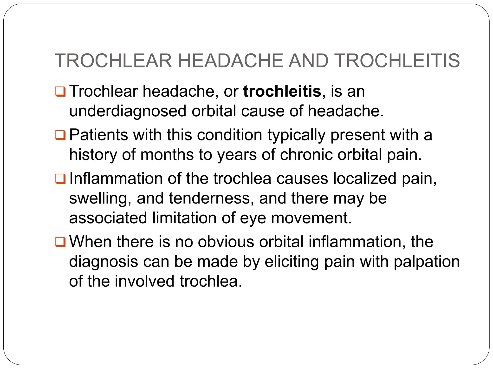1.Ocular headache and the causes of raised ocular pressure | PPTX