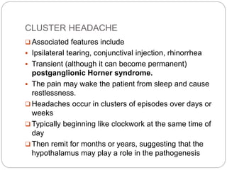 1.Ocular headache and the causes of raised ocular pressure | PPTX