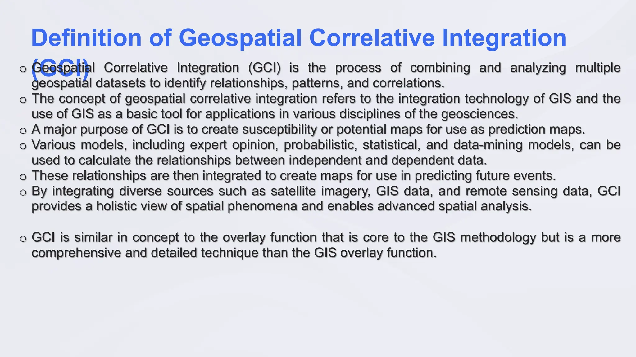 1. Overview-of-the-concept-objectives-and-applications-of-Geospatial-Correlative-Integration-GCI ...