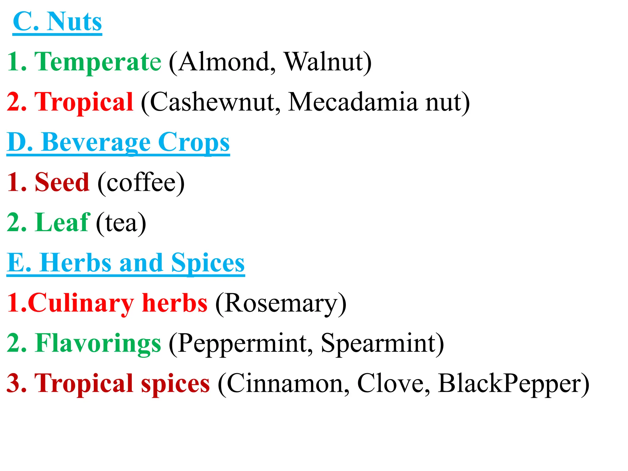 1. Horticultural based Classification of Horticultural crops.pptx