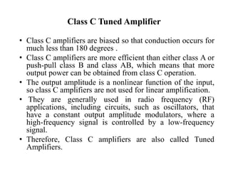 A Class-C Power Amplifiers Type of Tuned Amplifiers | PDF