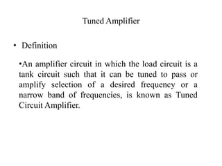A Class-C Power Amplifiers Type of Tuned Amplifiers | PDF