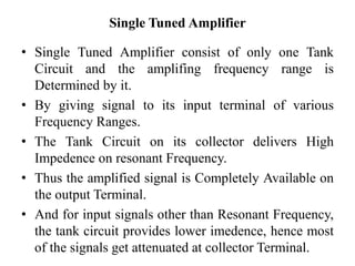 A Class-C Power Amplifiers Type of Tuned Amplifiers | PDF
