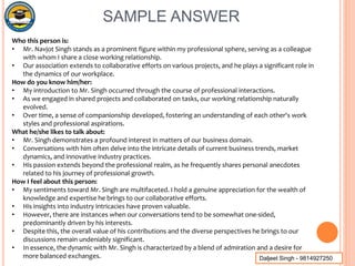 A person who talks a lot ielts cue cards | PPTX