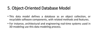 Data modelling it's process and examples | PPTX