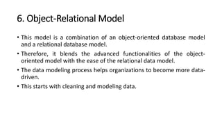 Data modelling it's process and examples | PPTX