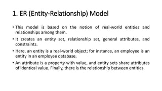 Data modelling it's process and examples | PPTX
