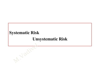1. Risk and its different types of risk . | PPT