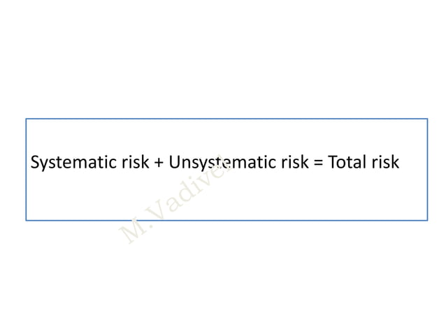 1. Risk and its different types of risk . | PPT