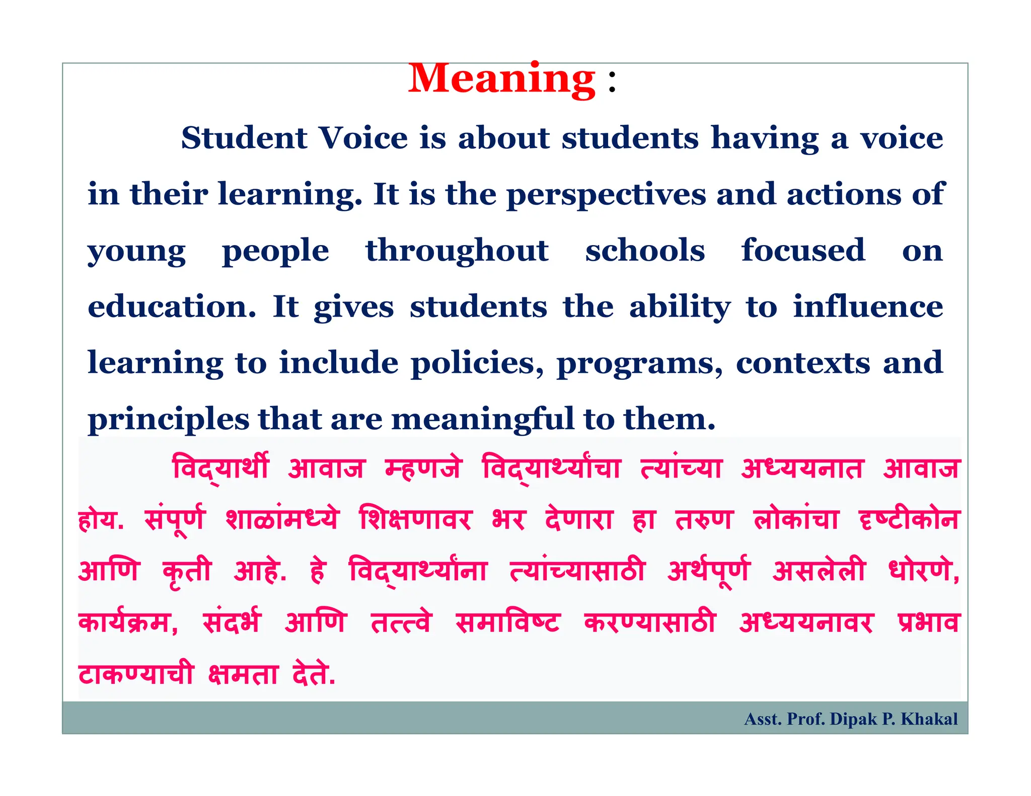 1.4 Use of Various Pedagogy-a) Student Voice.pdf