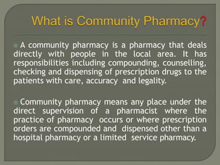 INTRODUCTION-TO-COMMUNITY Pharmacy and management.pptx