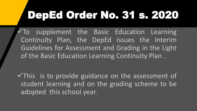 1.pptx dep ed order no. 12 s. 2020- inset | PPTX