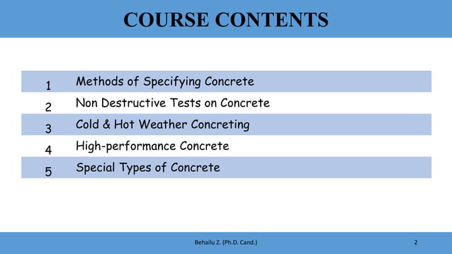 1. Methods of Specifications in Concrete.pptx