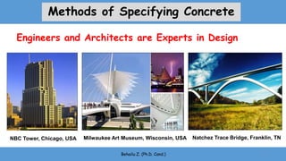 1. Methods of Specifications in Concrete.pptx