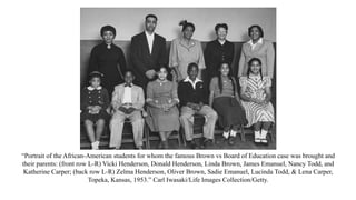 1.25.24 The Brown Decision and the Murder of Emmett Till.pptx