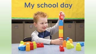 My School Day level 1 reading level for kindergarten | PPTX