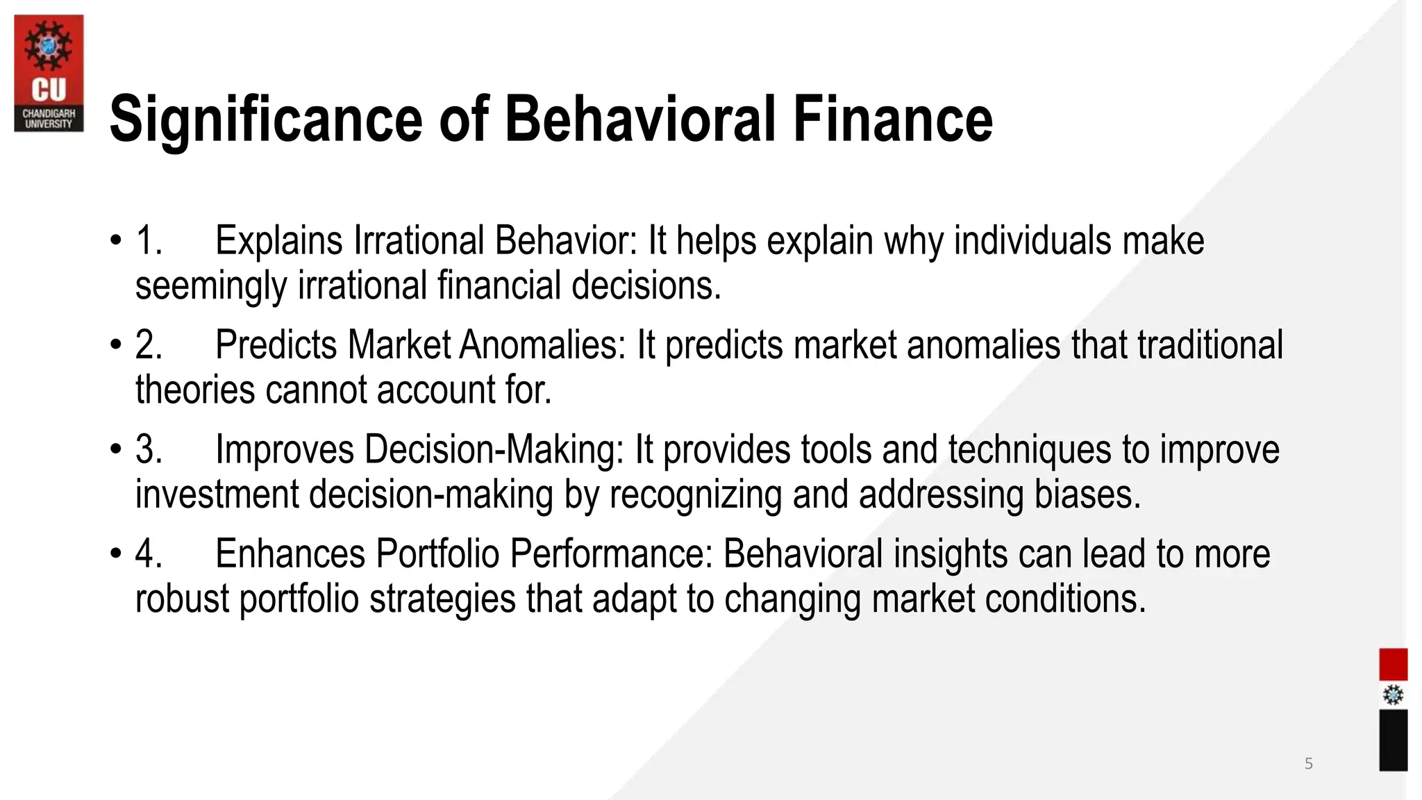 Introduction of Behavioral Finance | PPTX