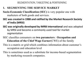 1. Services Marketing - Introduction, STP.pptx
