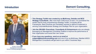 Corporate/Business Strategy & Strategic Planning Toolkit | PPTX