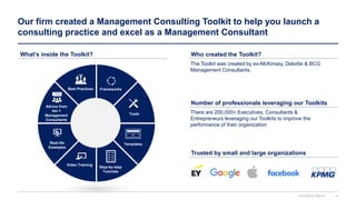 Management Consulting Toolkit | PPTX | Management Consulting Industry ...