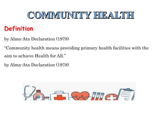 Introduction of Community Health Nursing | PPTX