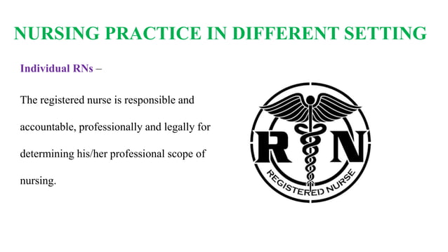 Scope of Nursing - Nursing Foundation (FON) | PPTX