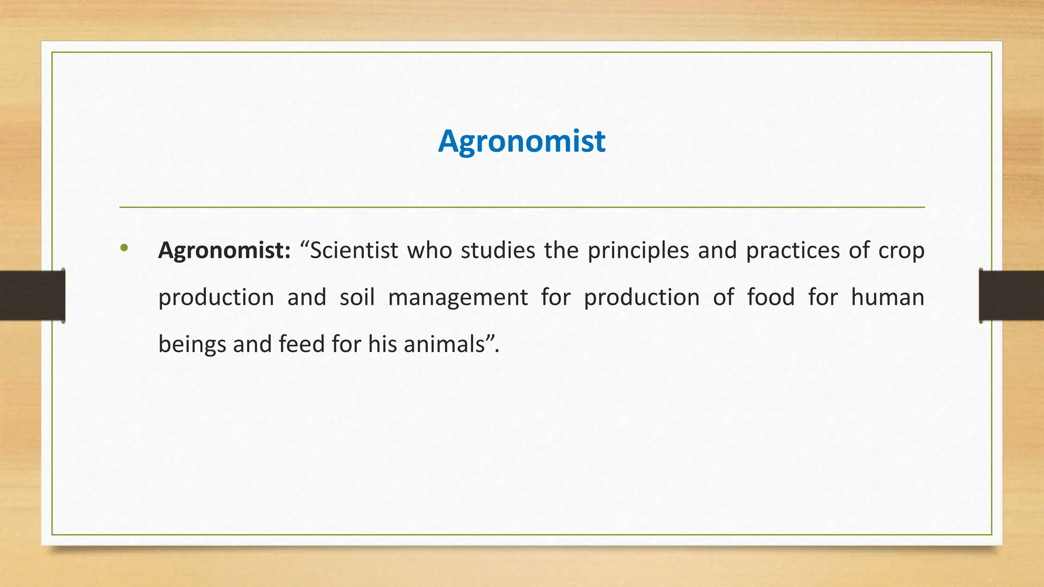 1. Introduction to Agriculture and Agronomy.pptx
