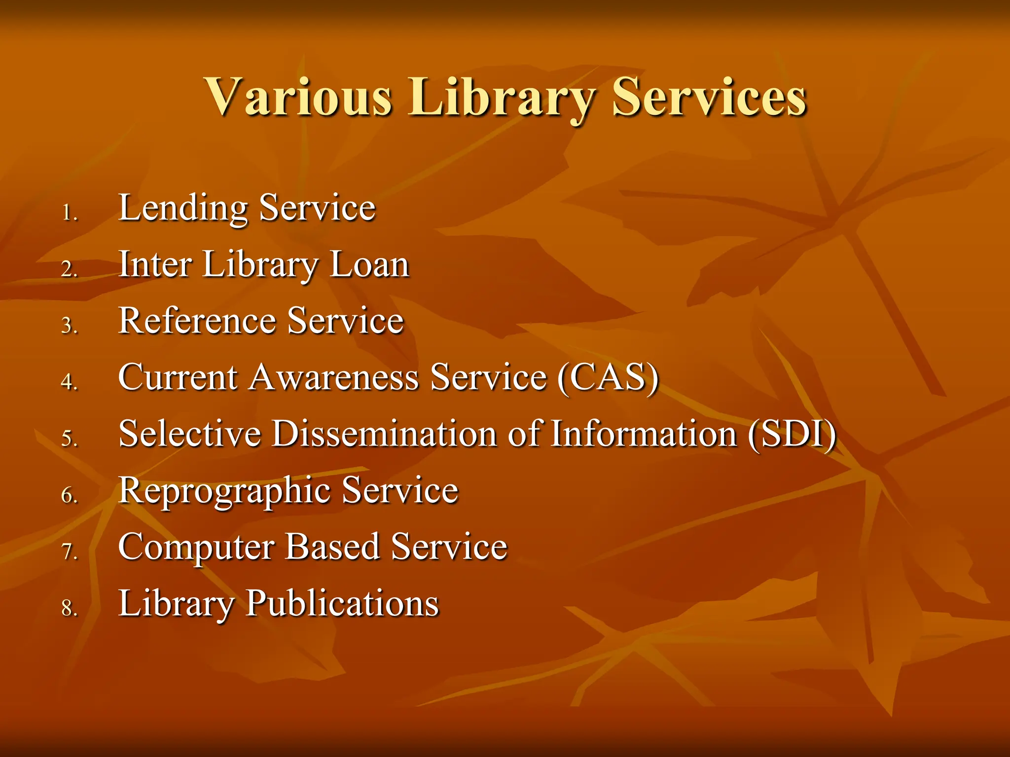 1. Introduction Library information system | PPT
