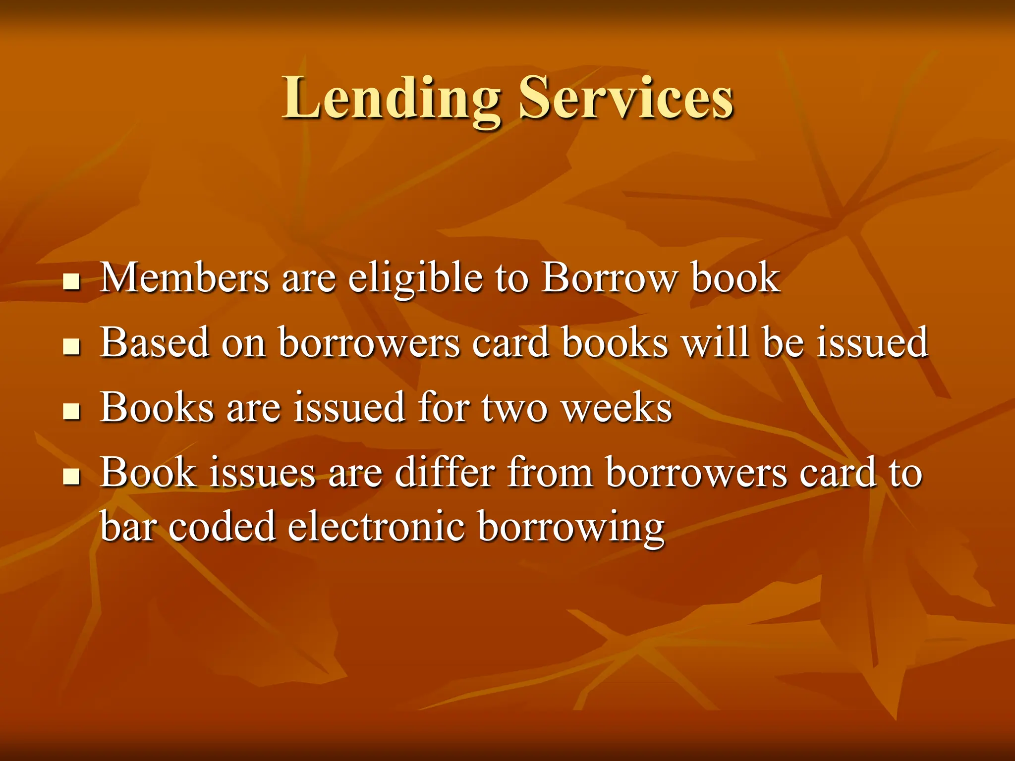 1. Introduction Library information system | PPT