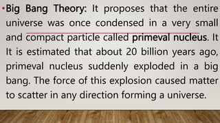 1. universe, planets and solar system.pptx | Geography | Science