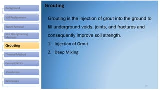 Selecting ground improvement methods for different types of soil.pptx