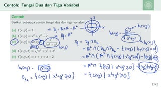 1. Fungsi 2 peubah kalkulus lanjutanssss | PDF