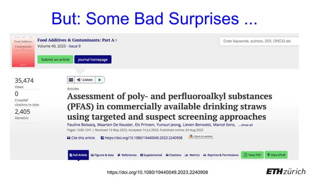 OECD Global Forum on the Environment dedicated to Per- and ...